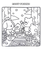 39 Cozy Friend coloring pages (Free Printables PDF)