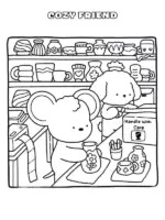 39 Cozy Friend coloring pages (Free Printables PDF)