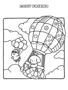 39 Cozy Friend coloring pages (Free Printables PDF)