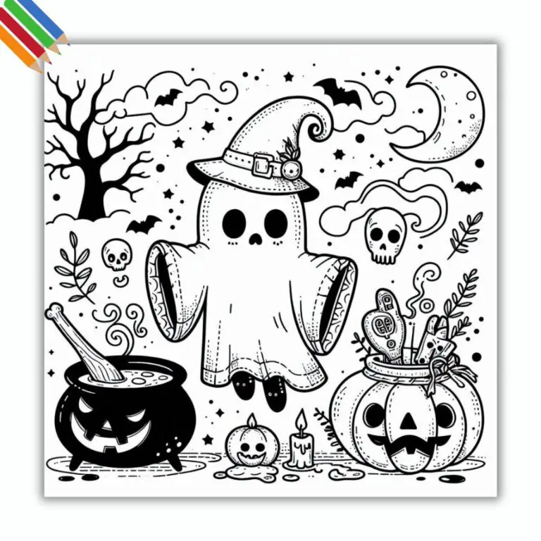 20+ Little Spooky coloring pages unique (Free Printables PDF)