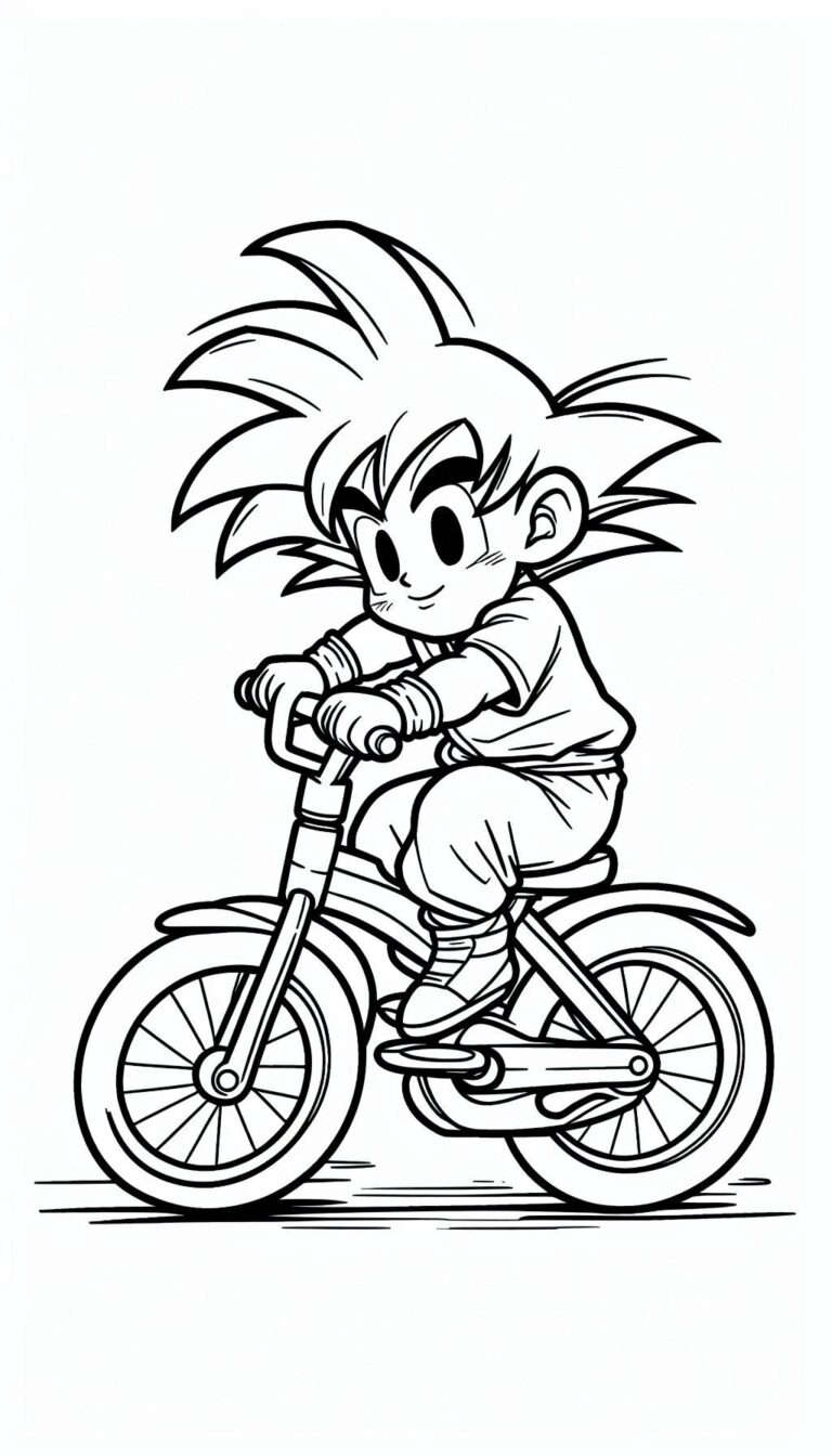 39 Kolorowanki Son Goku do druku darmowe PDF