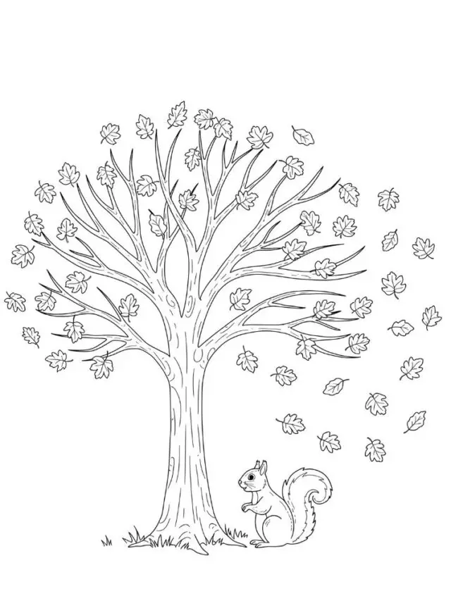 25 Kleurplaat Kale Boom Unieke | Download En Printen PDF