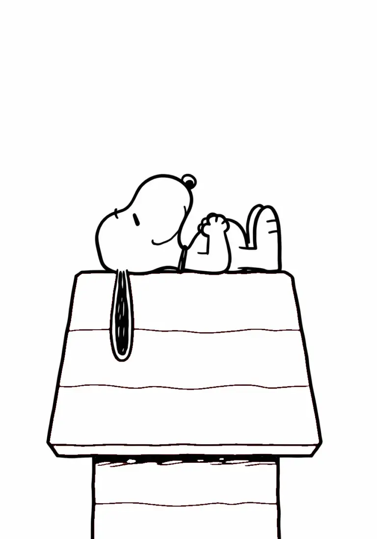 40 Dibujos De Snoopy Para Colorear E Imprimir Pdf