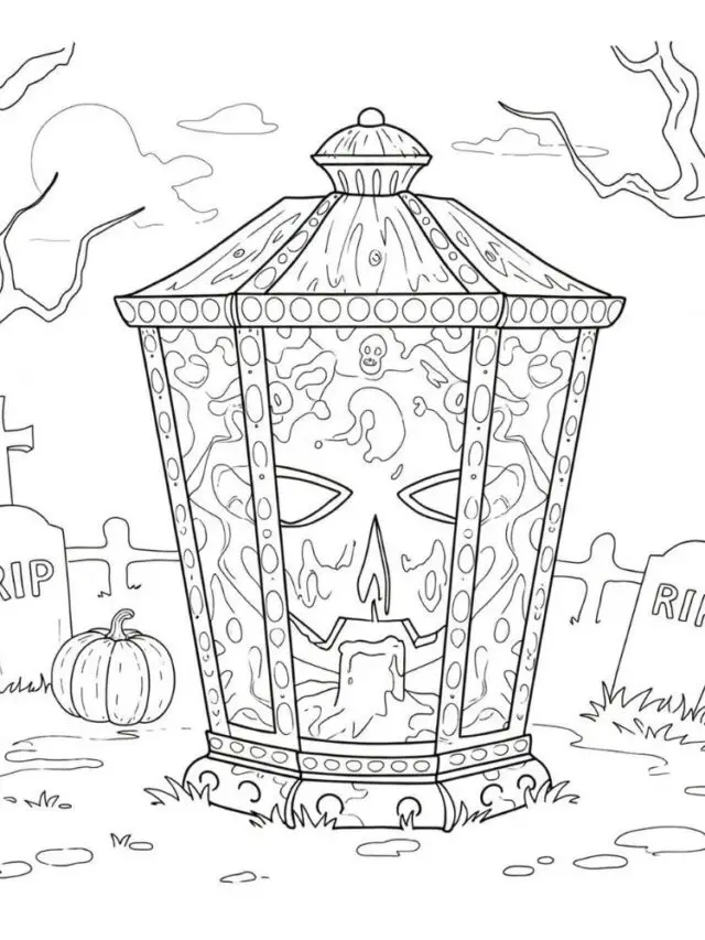 24 Lantern coloring pages unique (Free Printables PDF)
