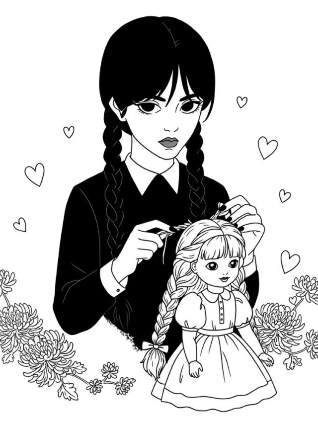 31 Coloriage Wednesday Unique (Dessins à imprimer PDF)