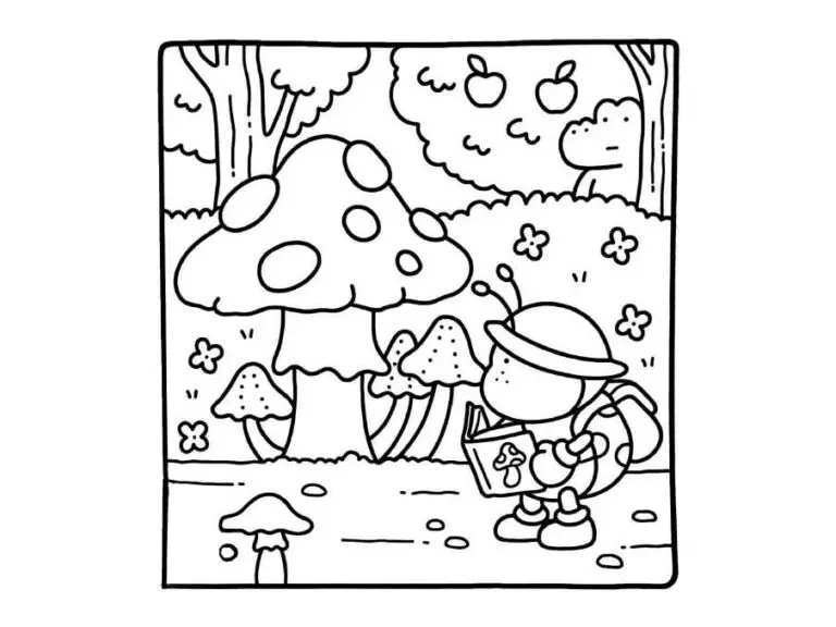 37 Comfy Days coloring pages (Free Printables PDF)