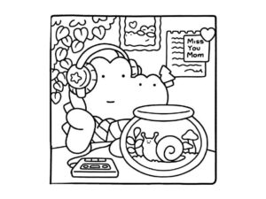 37 Comfy Days coloring pages (Free Printables PDF)