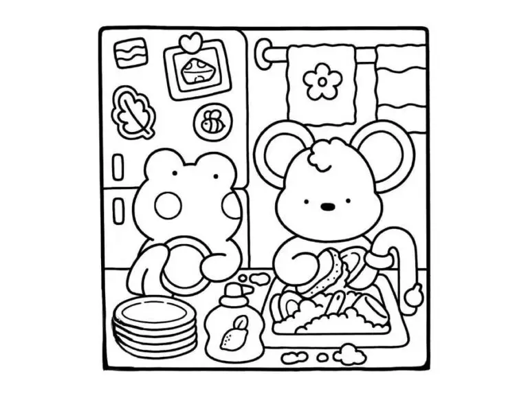 37 Comfy Days coloring pages (Free Printables PDF)