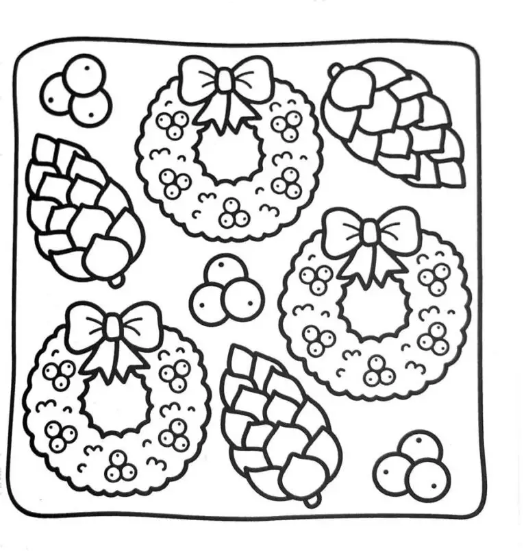 40 Cozy Christmas Patterns coloring pages (Free Printables PDF)