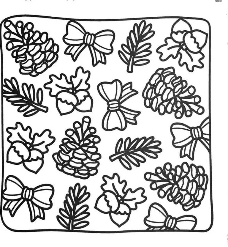 40 Cozy Christmas Patterns Ausmalbilder zum ausdrucken PDF