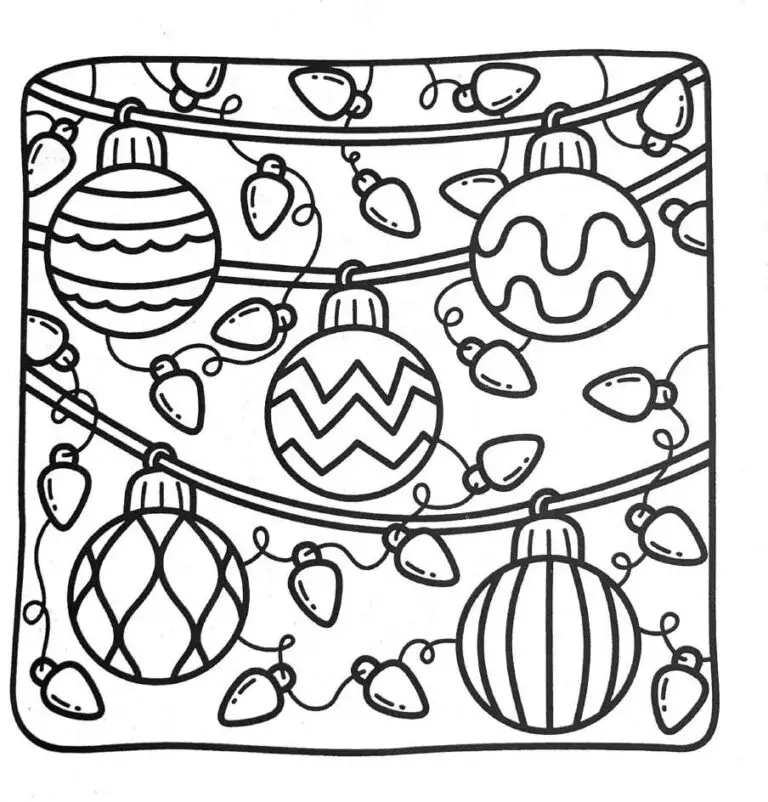 40 Cozy Christmas Patterns coloring pages (Free Printables PDF)