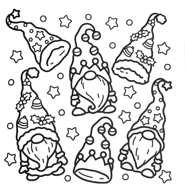 40 Cozy Christmas Patterns Ausmalbilder zum ausdrucken PDF