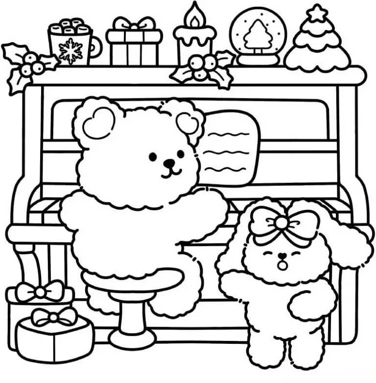 40 Xmas Times Coloring Pages (Free Printables PDF)