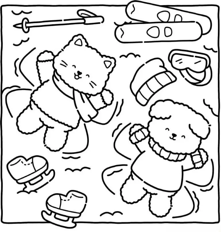 40 Xmas Times Coloring Pages (Free Printables PDF)