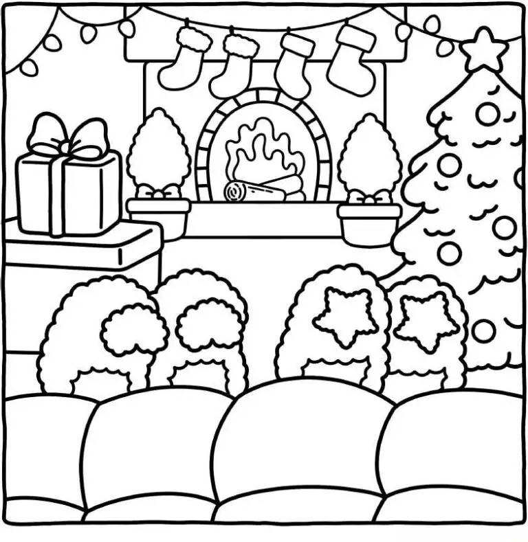 40 Xmas Times Coloring Pages (Free Printables PDF)