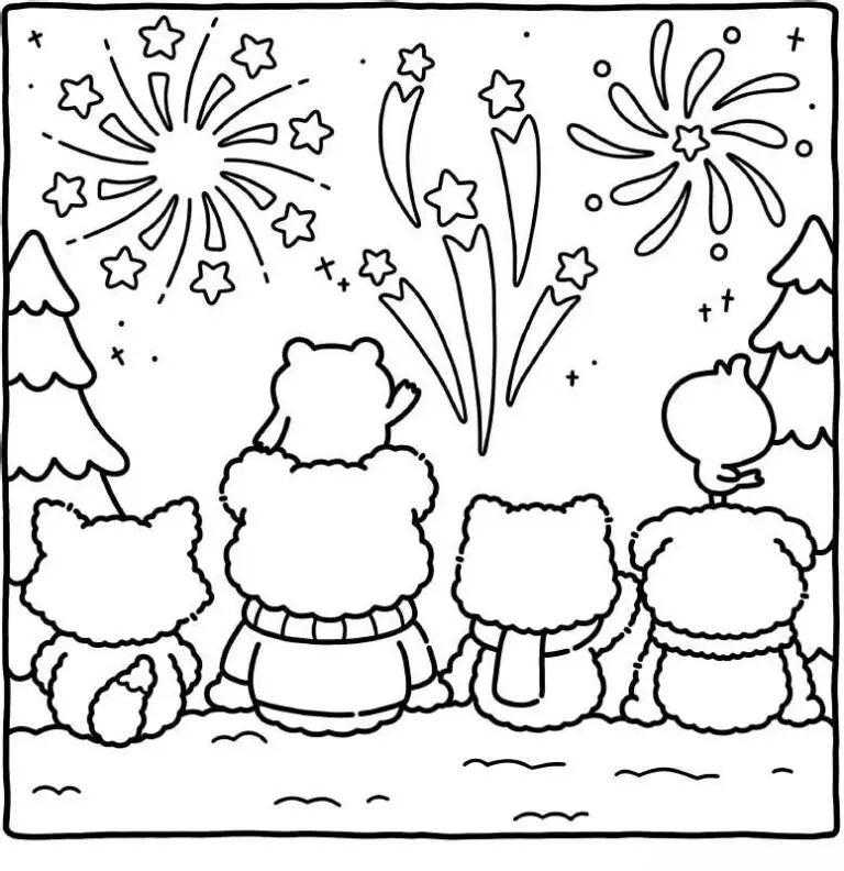 40 Xmas Times Coloring Pages (Free Printables PDF)