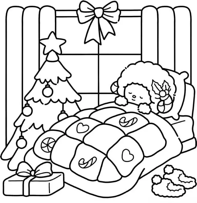 40 Xmas Times Coloring Pages (Free Printables PDF)