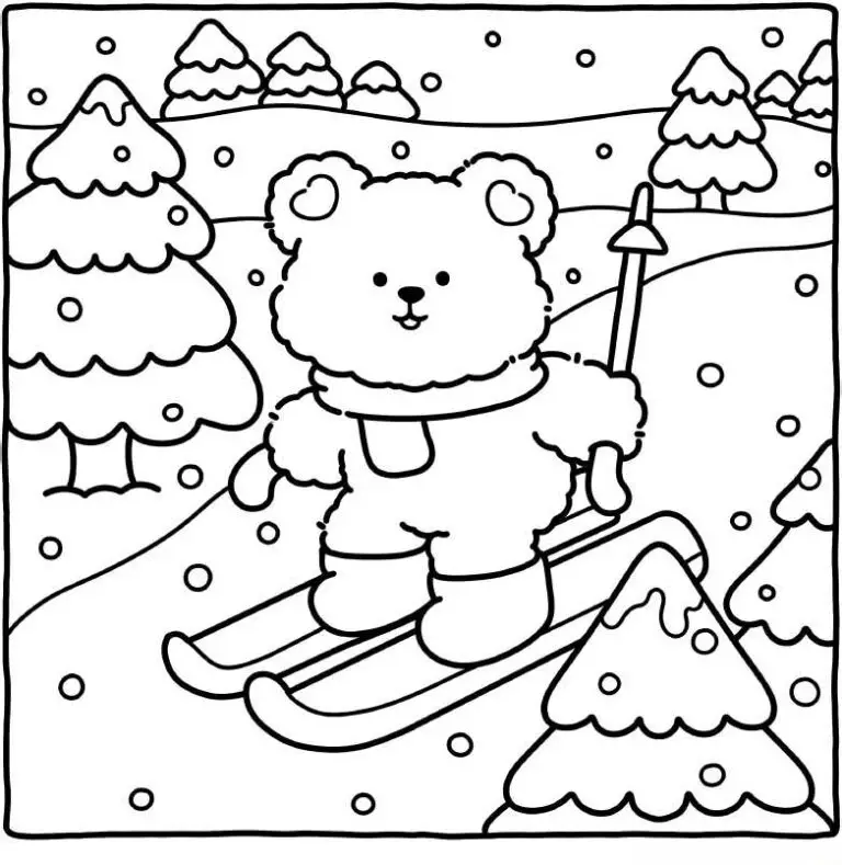 40 Xmas Times Coloring Pages (Free Printables PDF)
