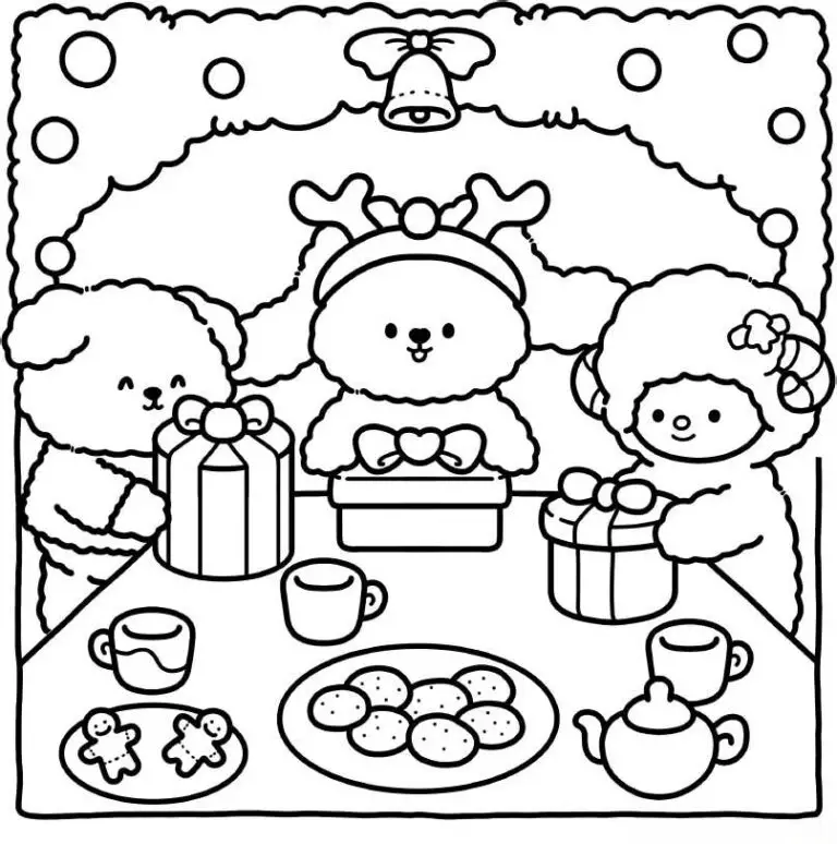 40 Xmas Times Coloring Pages (Free Printables PDF)