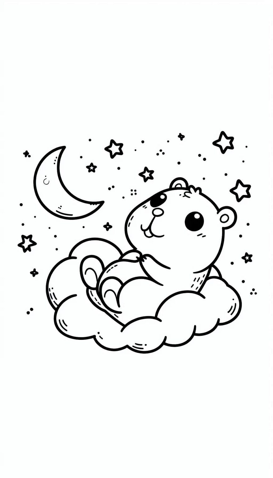 42 Capybara coloring pages unique (Free Printables PDF)