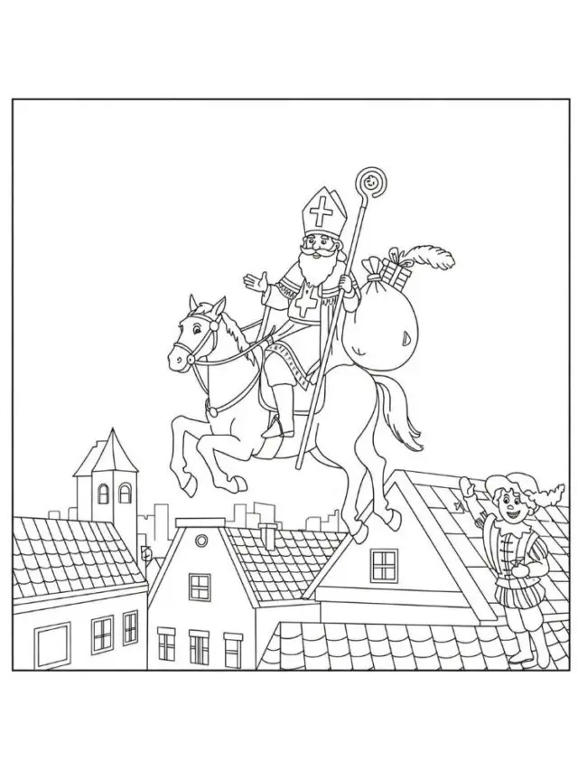 48 Sinterklaas coloring pages Unique (Free Printables PDF)