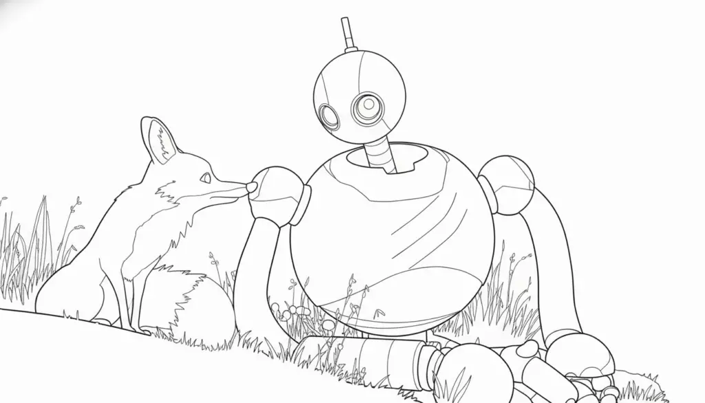 14 The Wild Robot coloring pages (Free Printables PDF)