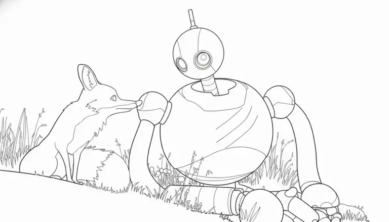14 The Wild Robot coloring pages (Free Printables PDF)
