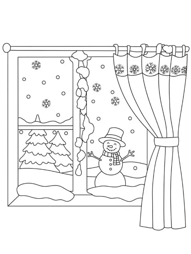 43 Xmas Corner coloring pages (Free Printables PDF)