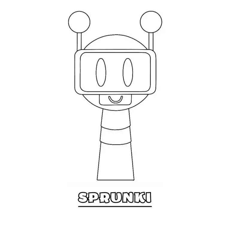 [70+] Sprunki Coloring Pages Free | Download and Print PDF