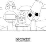 [70+] Sprunki Coloring Pages Free | Download and Print PDF