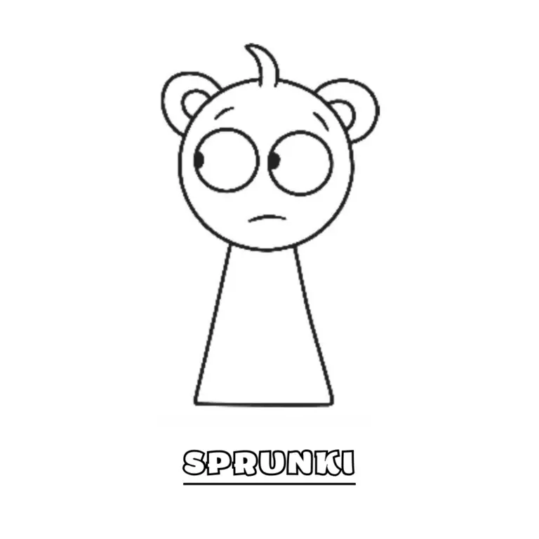 [70+] Sprunki Coloring Pages Free | Download and Print PDF