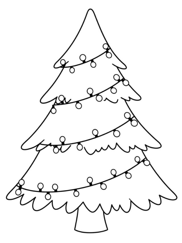 42 Kolorowanki Choinka do druku darmowe PDF
