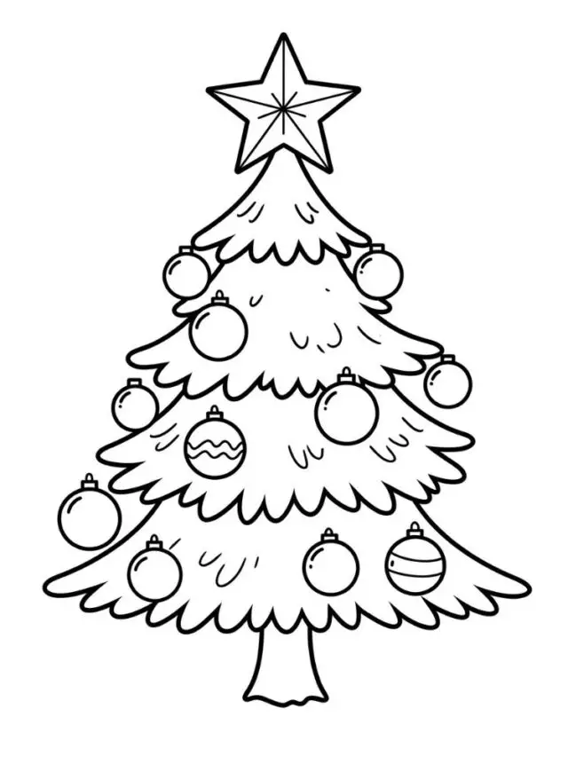 42 Kolorowanki Choinka do druku darmowe PDF