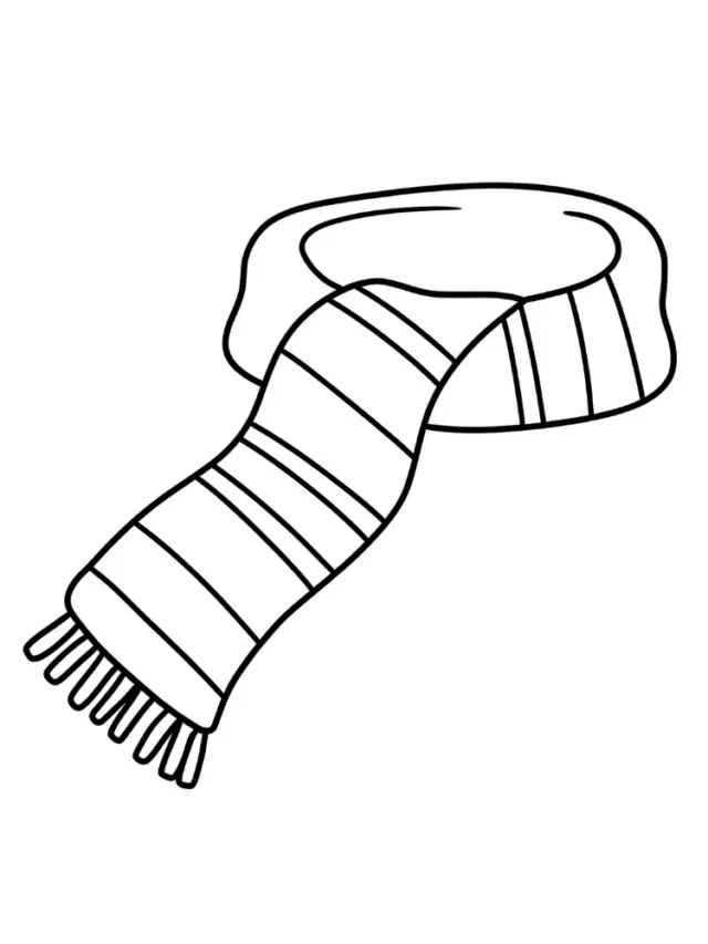 27 Dibujos de Bufanda para colorear e imprimir PDF