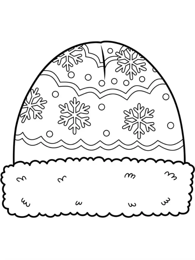 36 Winter hat coloring pages unique (Free Printables PDF)