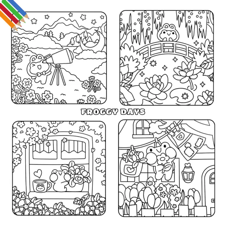 40 Kleurplaat Little Corner Gratis | Download En Printen PDF 40 Kleurplaat Little Corner Gratis | Download En Printen PDF