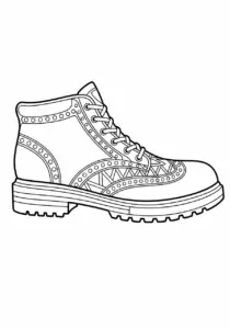 30+ Shoe Coloring Page Unique | Download And Print Drawings
