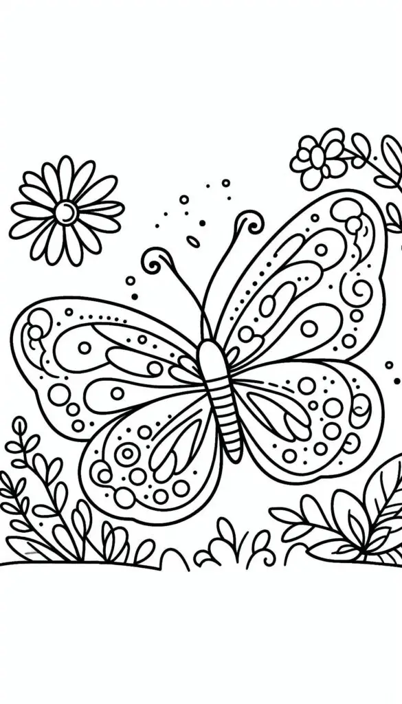 22 Fluture de colorat ùniko (Desene imprimabile PDF)