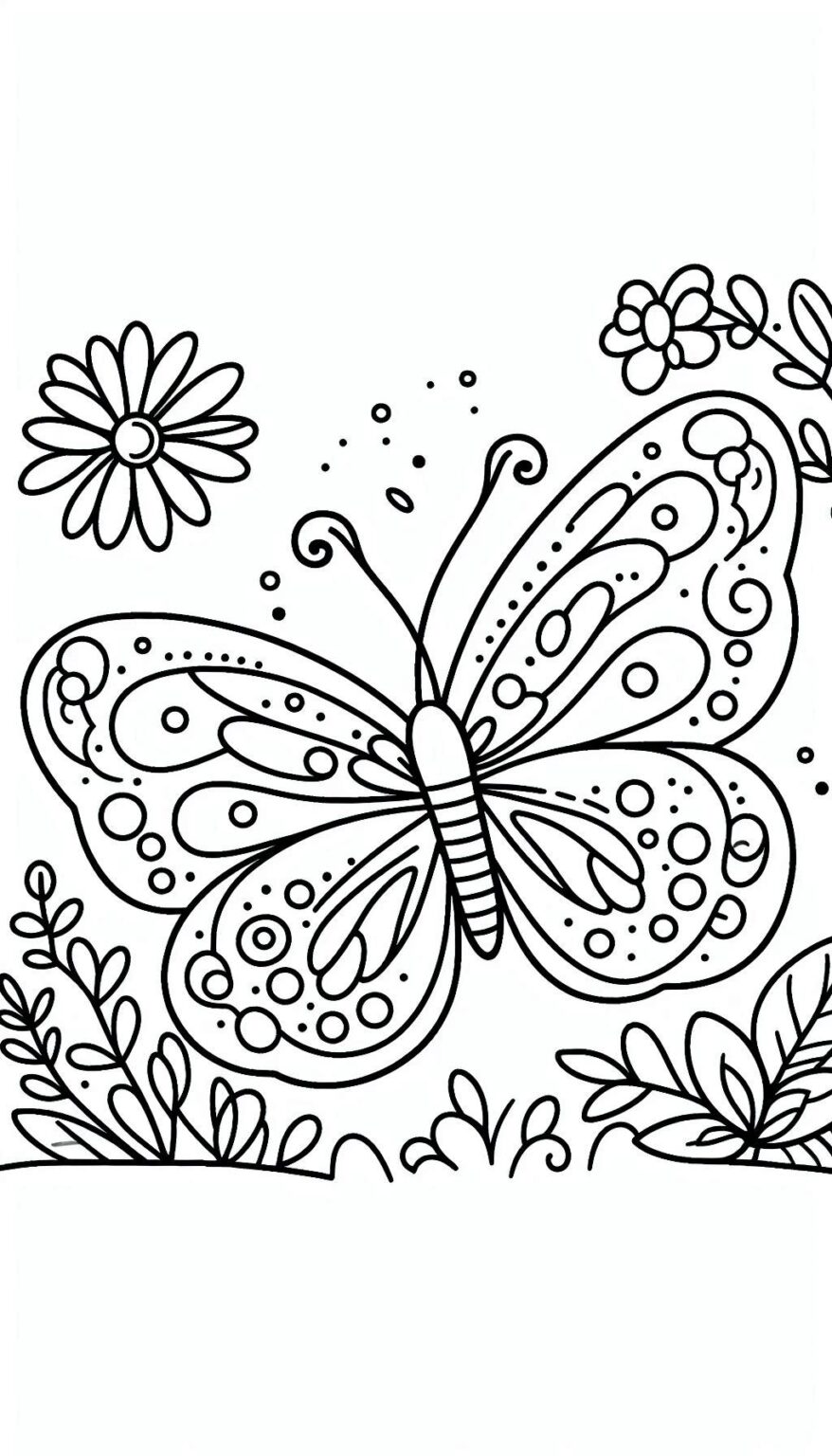 22 Fluture de colorat ùniko (Desene imprimabile PDF)