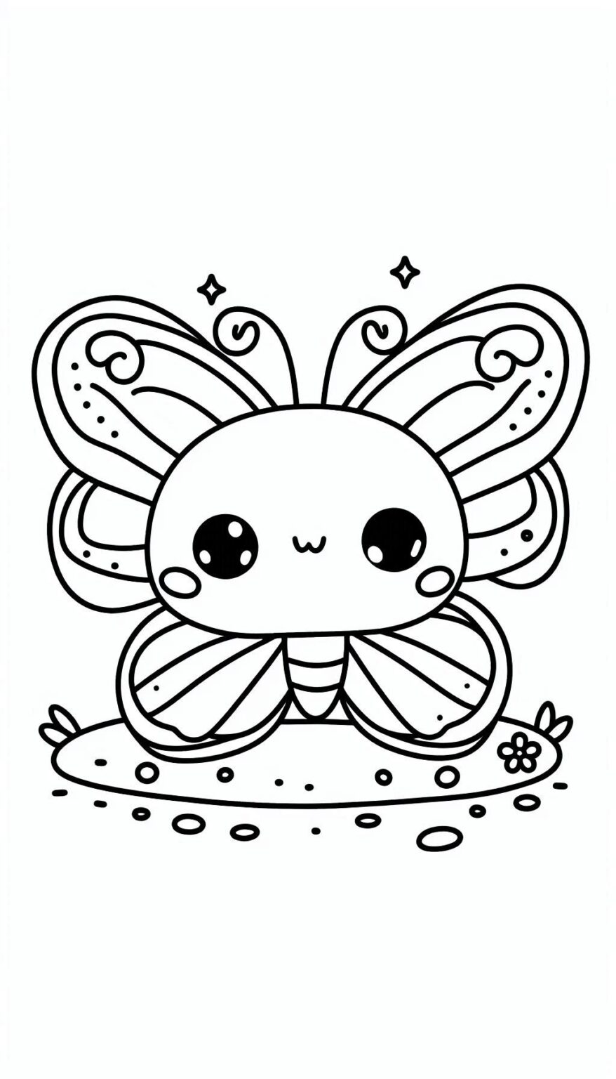 22 Fluture de colorat ùniko (Desene imprimabile PDF)