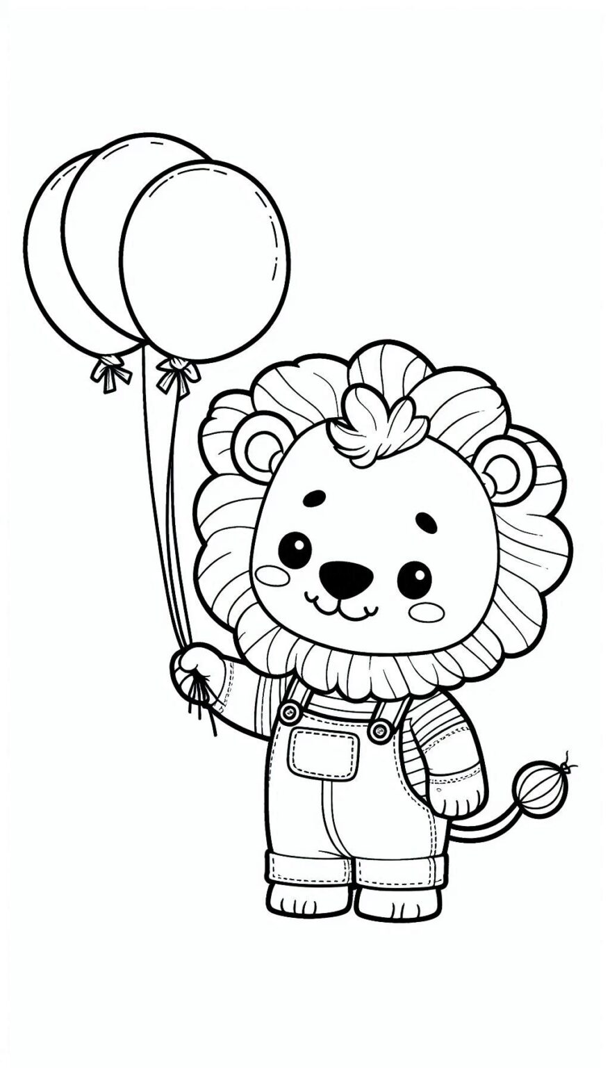 39 Página para colorear León Único | Download Y imprimir PDF