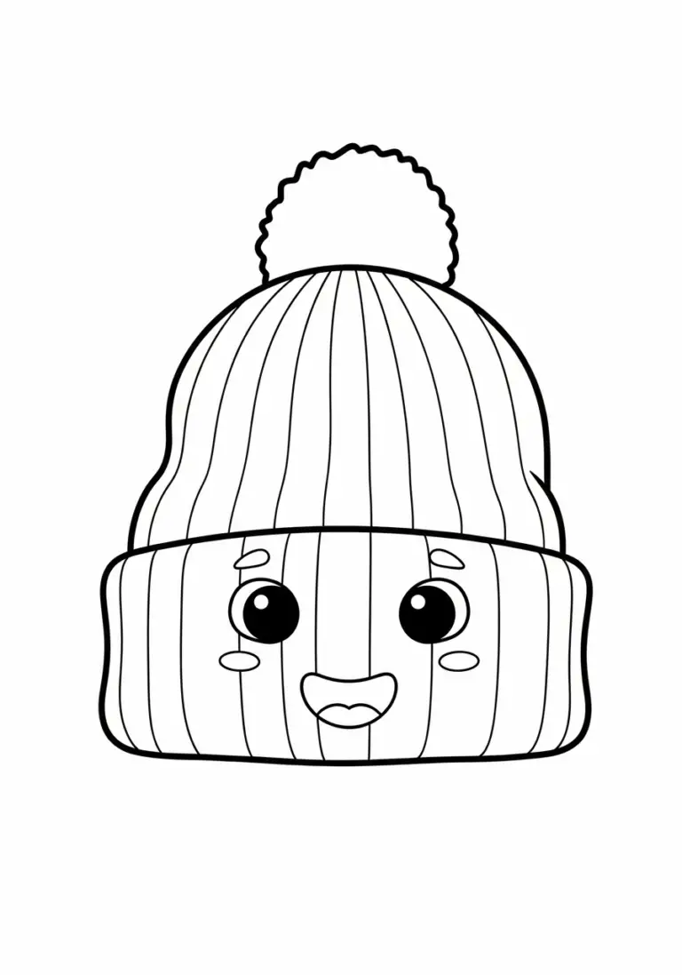 36 Winter hat coloring pages unique (Free Printables PDF)