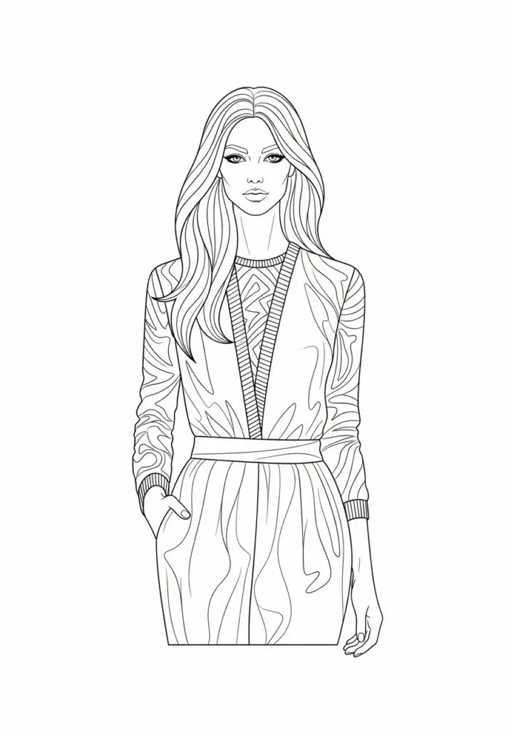 36 Top Model Coloring Page Unique | free Download And Print