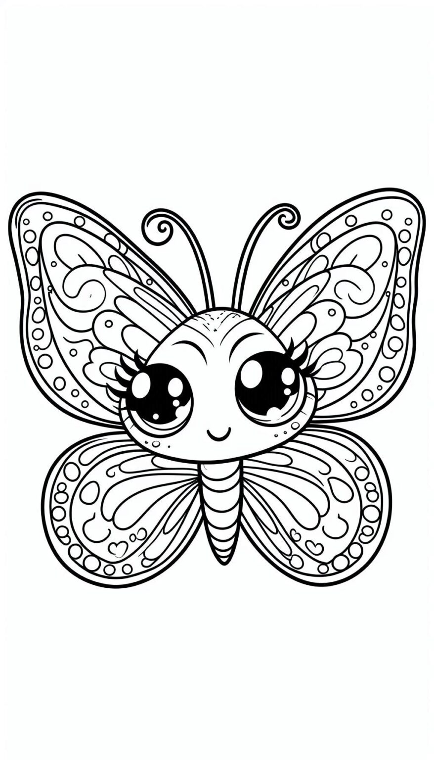 22 Fluture de colorat ùniko (Desene imprimabile PDF)