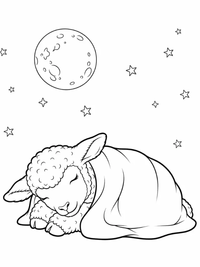 25 Kleurplaat Schaap Unieke | Downloaden En Printen PDF