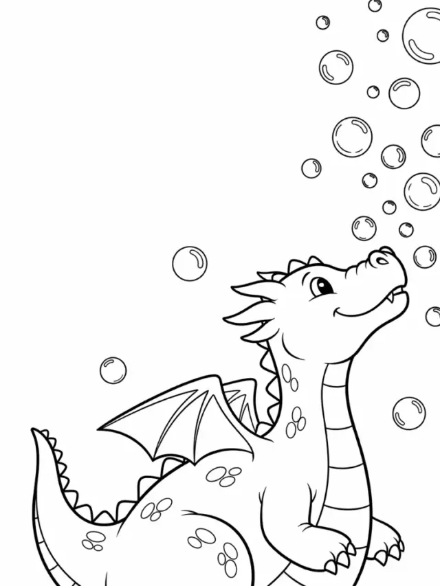 42 Draak Kleurplaat Voor Kinderen | Download En Printen