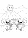29+ Stitch și înger de colorat gratuit (Desene imprimabile)
