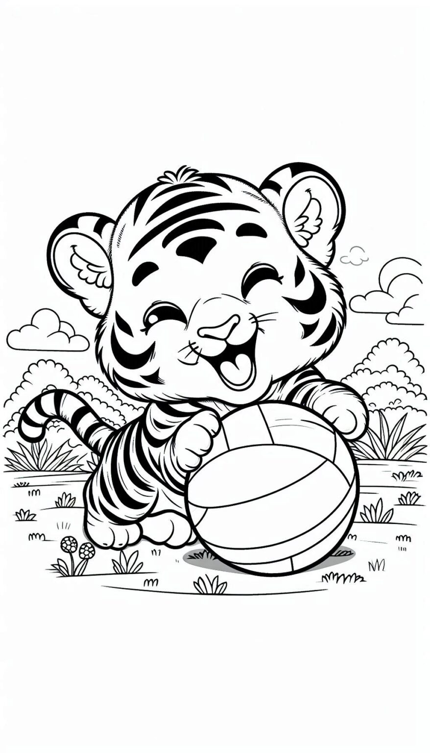 [33+] Kleurplaat Tijger Unieke | Downloaden En Printen PDF