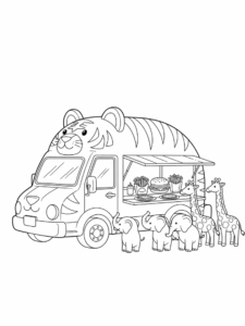 27 Restaurant coloring pages unique (Free Printables PDF)