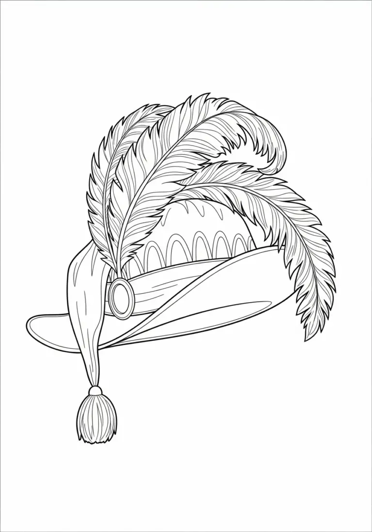24 Piet hat coloring pages unique (Free Printables PDF)